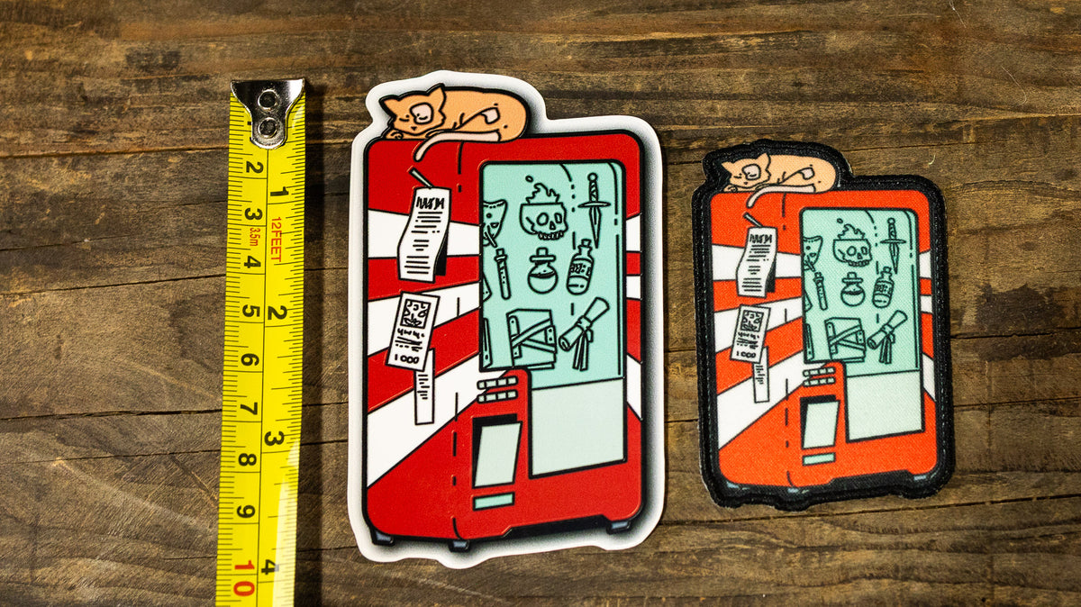 Vending Machine Sticker & Patch – Obojima