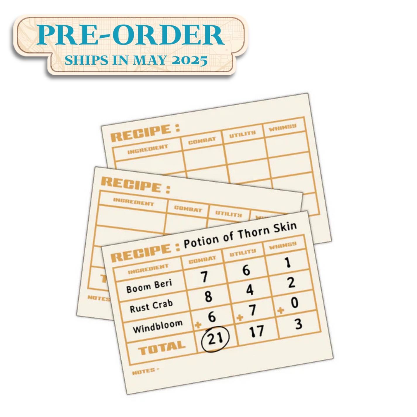 Potion Recipe Cards (Preorder July 2025) – Obojima
